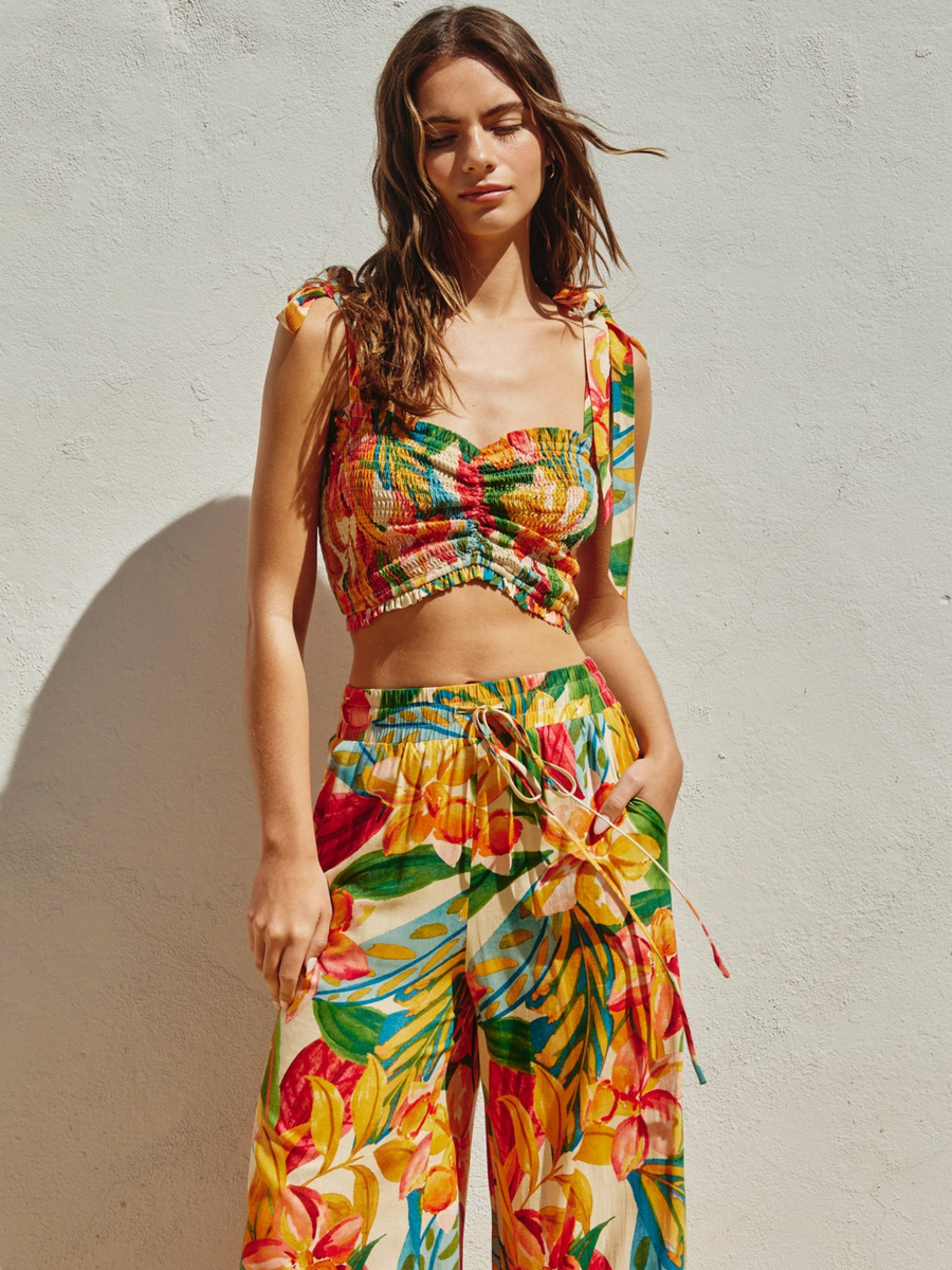 Botanical Garden Smocked Top – Marcella'sFashionBoutique